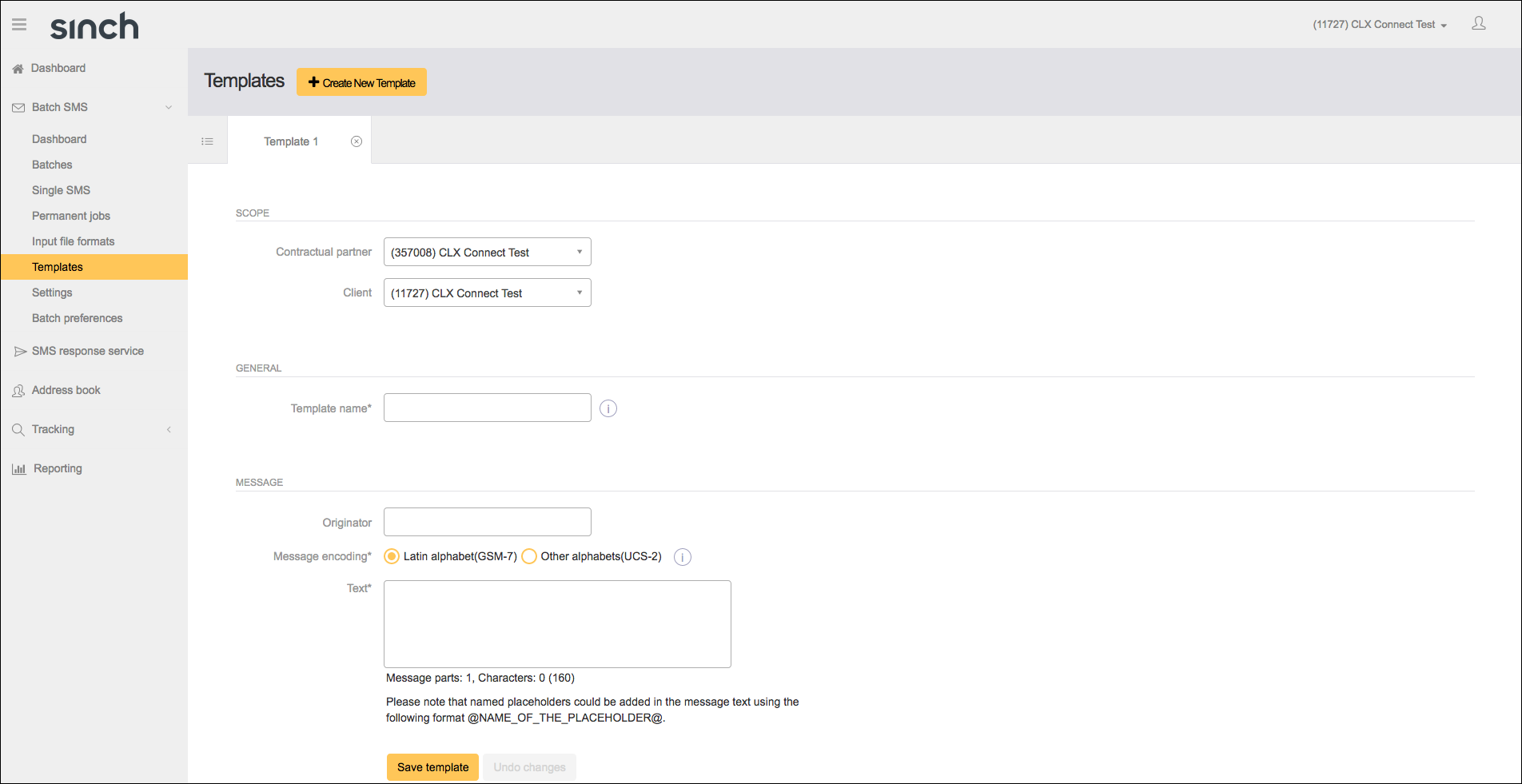 How do I create a Template using Connect? - Sinch Community - 7302