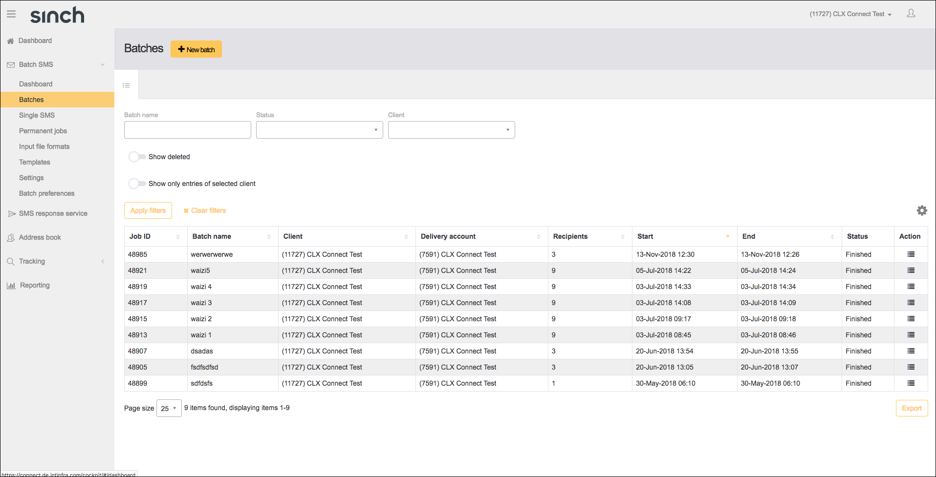 How do you send Batch SMS using Connect? - Sinch Community - 7316