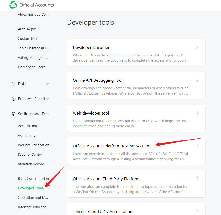 How to create a WeChat developer channel for testing? - Sinch Community ...