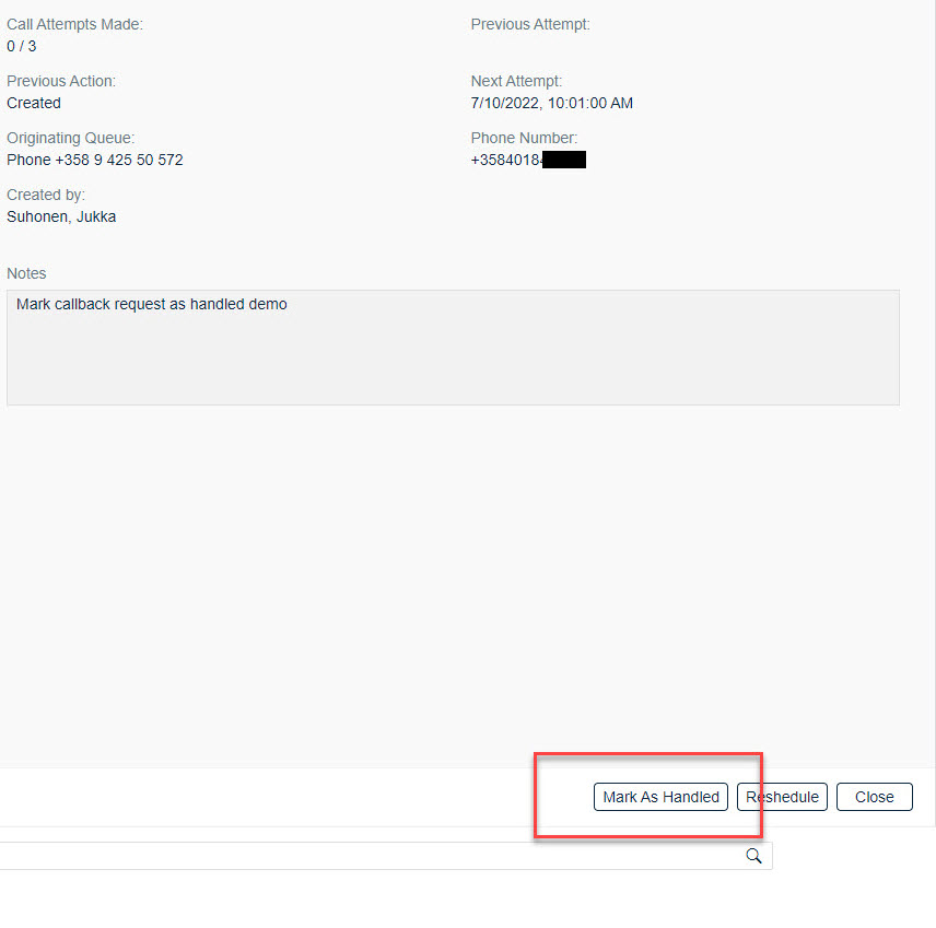 Removing pending callback requests - Sinch Community - 9480