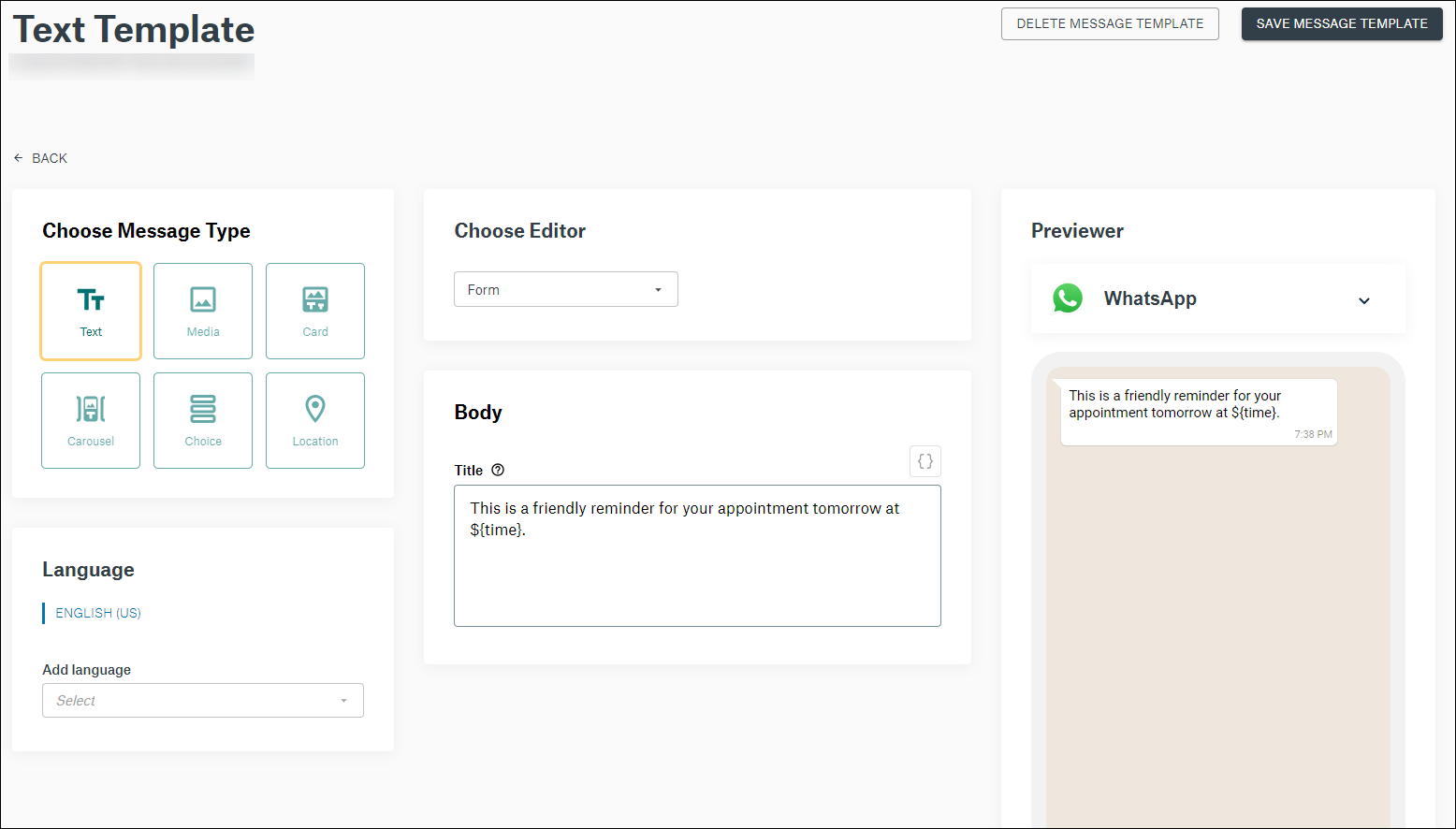 How do I use Message Composer to create omni-channel message templates ...