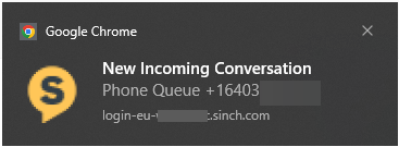 Enabling Windows notification banner for Communication Panel - Sinch ...