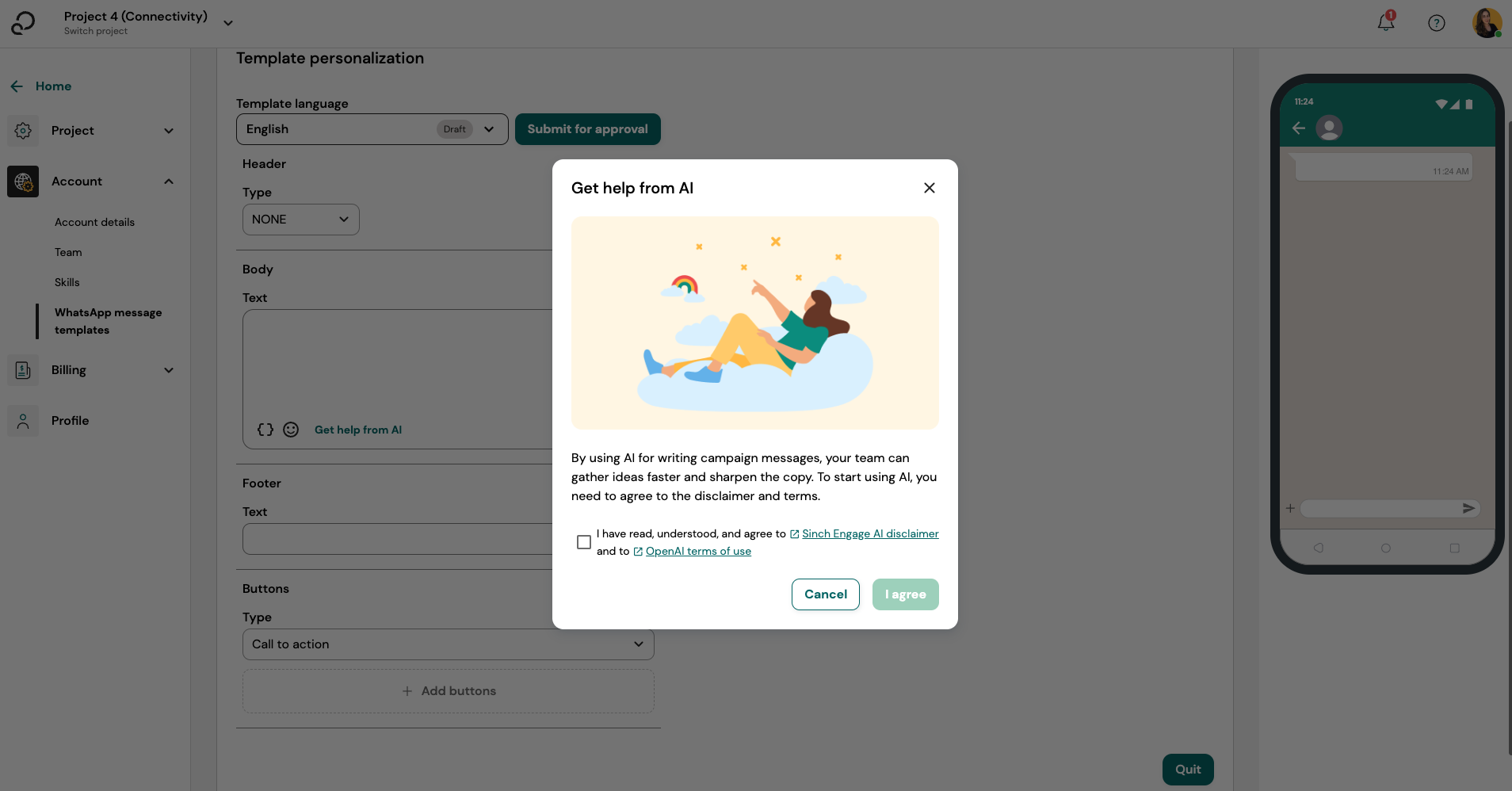 Enable Ai Features In Sinch Engage Sinch Community 11513