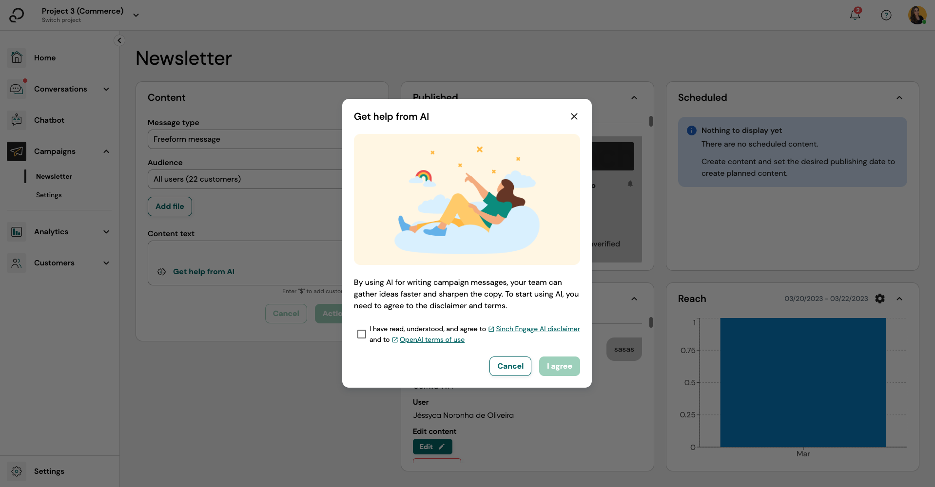 Enable Ai Features In Sinch Engage Sinch Community 11513