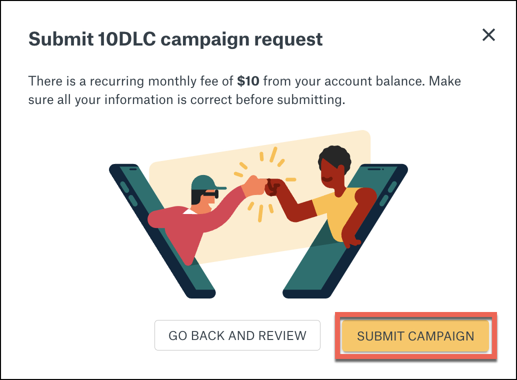 Creating a new US 10DLC Campaign - Sinch Community - 11695