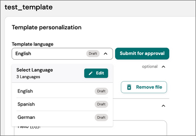 Create a WhatsApp message template - new experience - Sinch Community ...