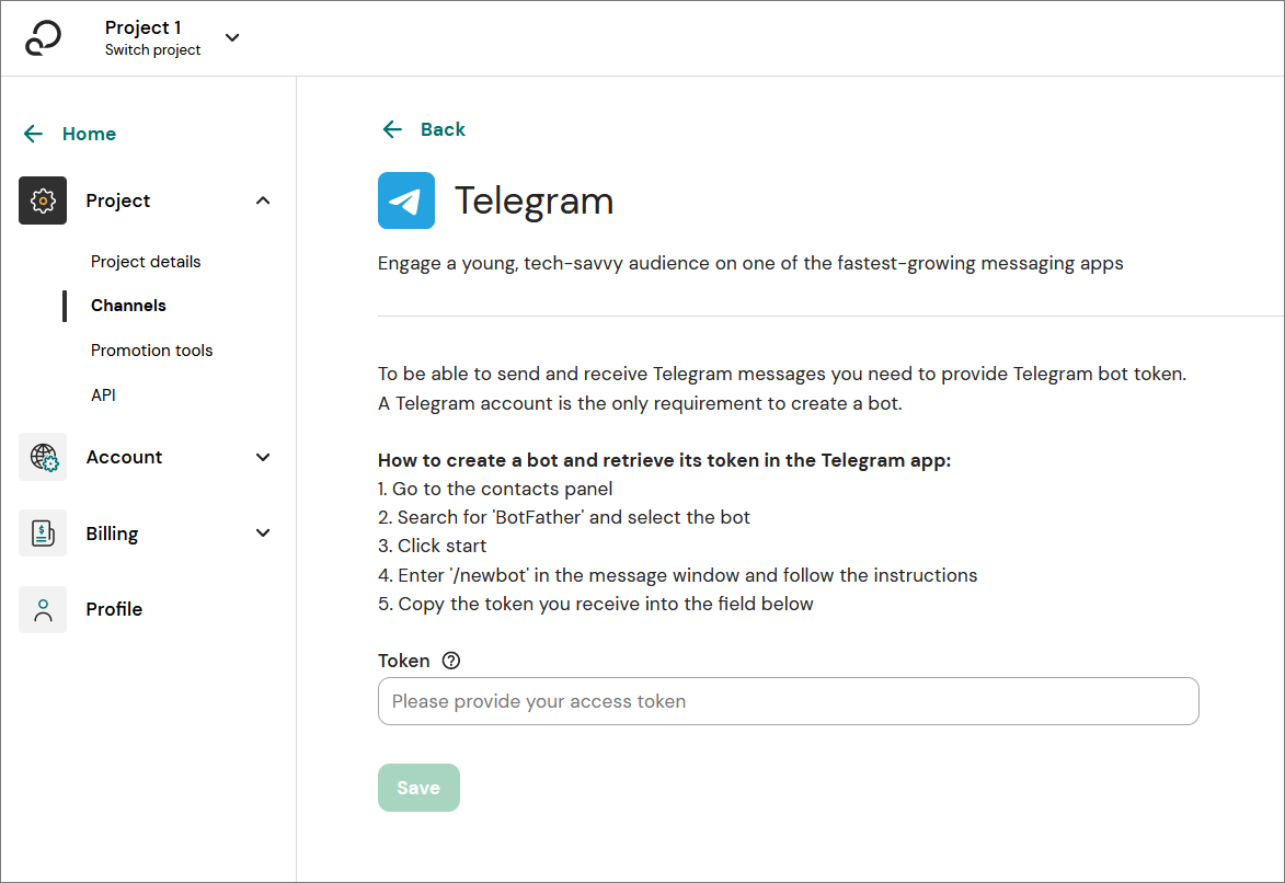Connect Telegram - Sinch Community - 10096