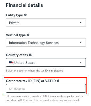 How do I enter the correct Tax ID for 10DLC brand registration? - Sinch ...