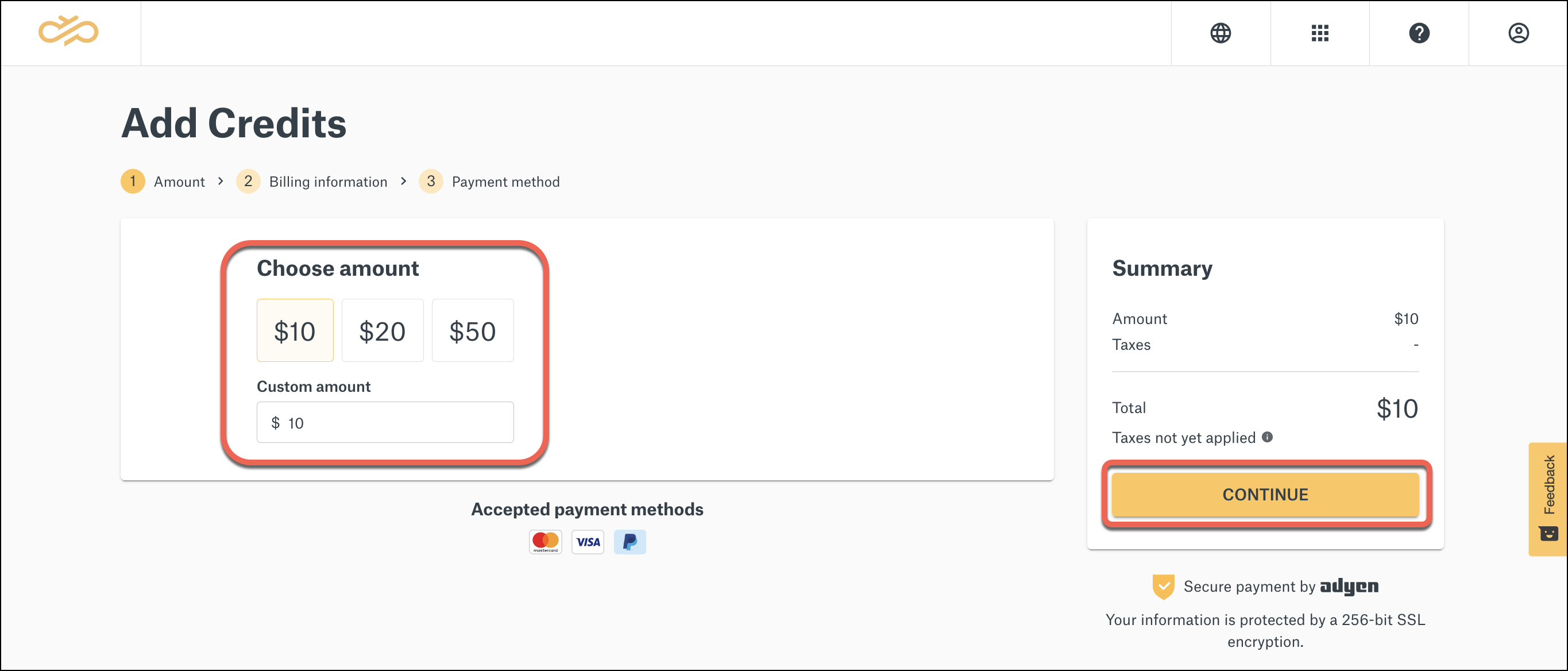 Adding Credit to your Sinch Build Account - Sinch Community - 12548