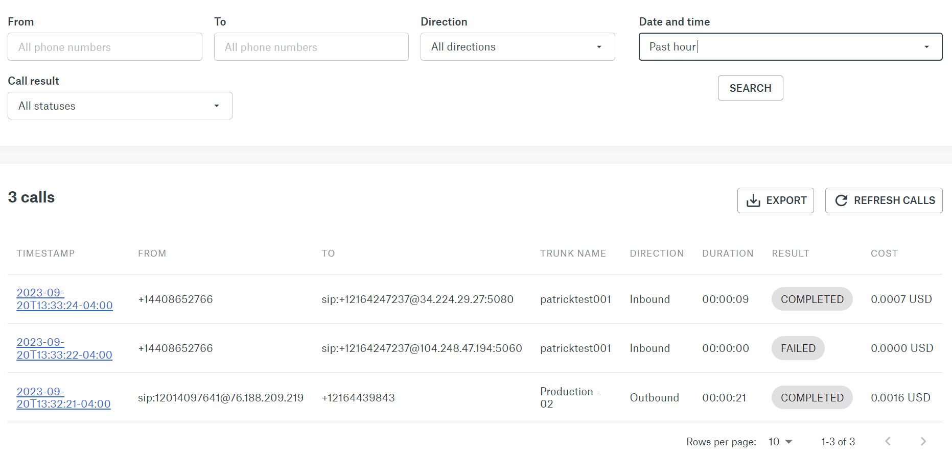How Do I Access Call Detail Records Sinch Community 12665