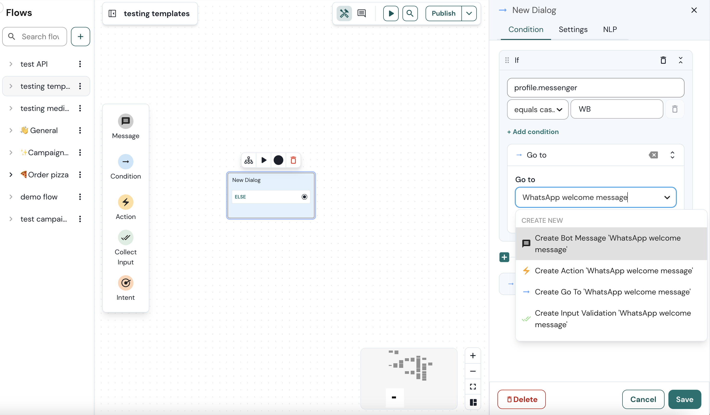 Make a channel router flow - Sinch Community - 13092