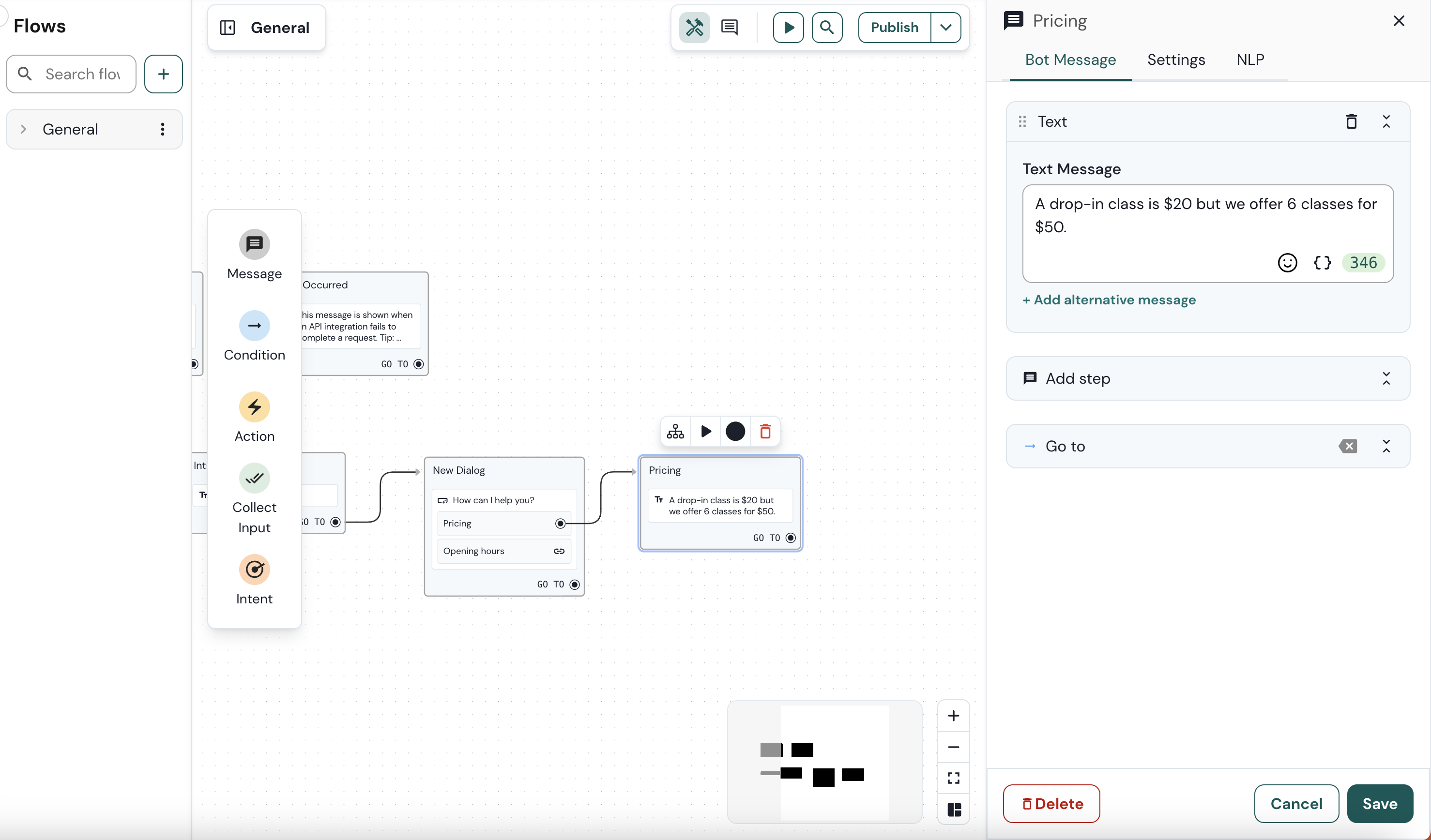 Add buttons to your flow - Sinch Community - 13129