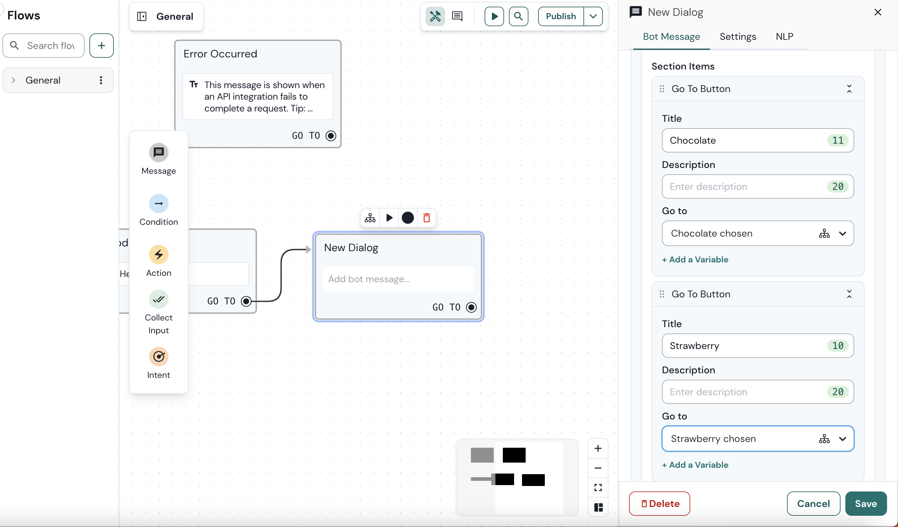 Add List messages to your WhatsApp bot - Sinch Community - 13151