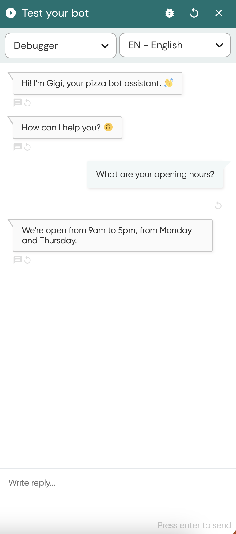 Add an intent to your bot - Sinch Community - 13248