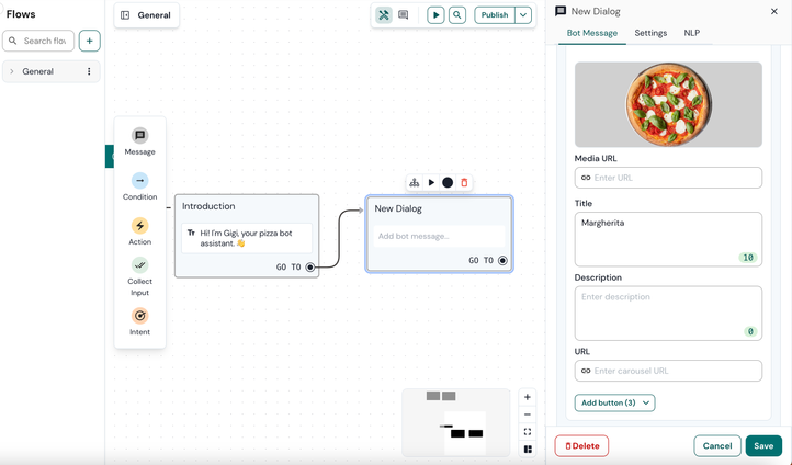 [Neuer Botbuilder] Füge ein Karussell zum Facebookbot hinzu - Sinch Community - 13373