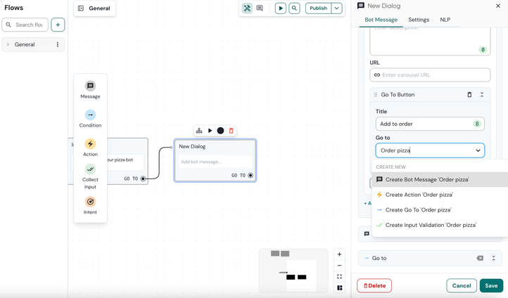 [Neuer Botbuilder] Füge ein Karussell zum Facebookbot hinzu - Sinch Community - 13373