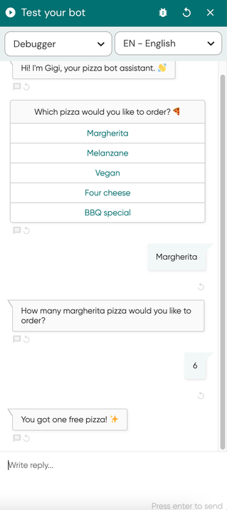 [Neuer Botbuilder] Lenke die Konversation anhand von Bedingungen - Sinch Community - 13438