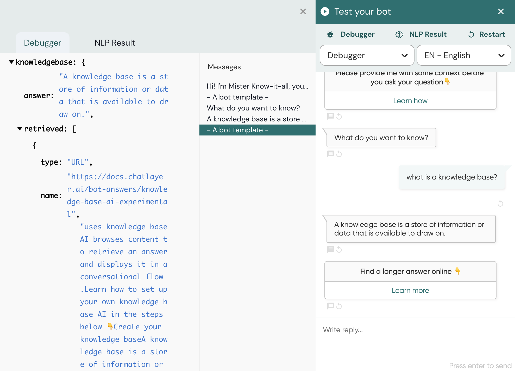 Create your FAQ flow with a generative knowledge base AI - Sinch Community - 13621