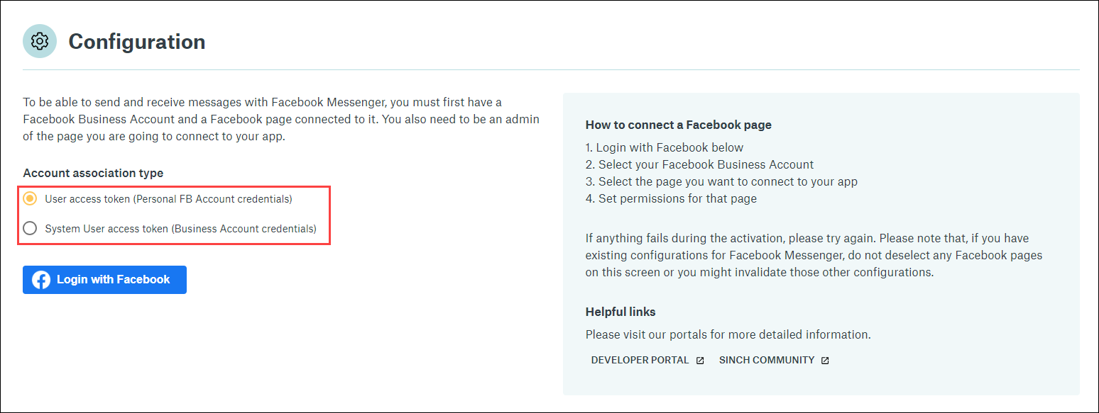 How do I connect my Facebook Page to a Conversation API app? - Sinch ...