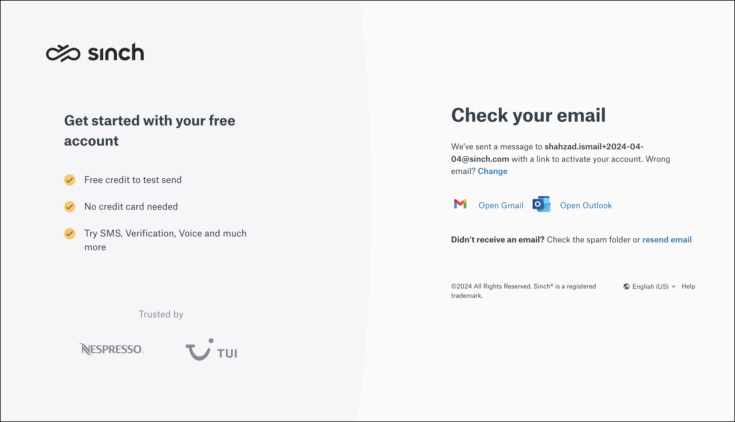 How to sign up for your free Sinch account? - Sinch Community - 8058