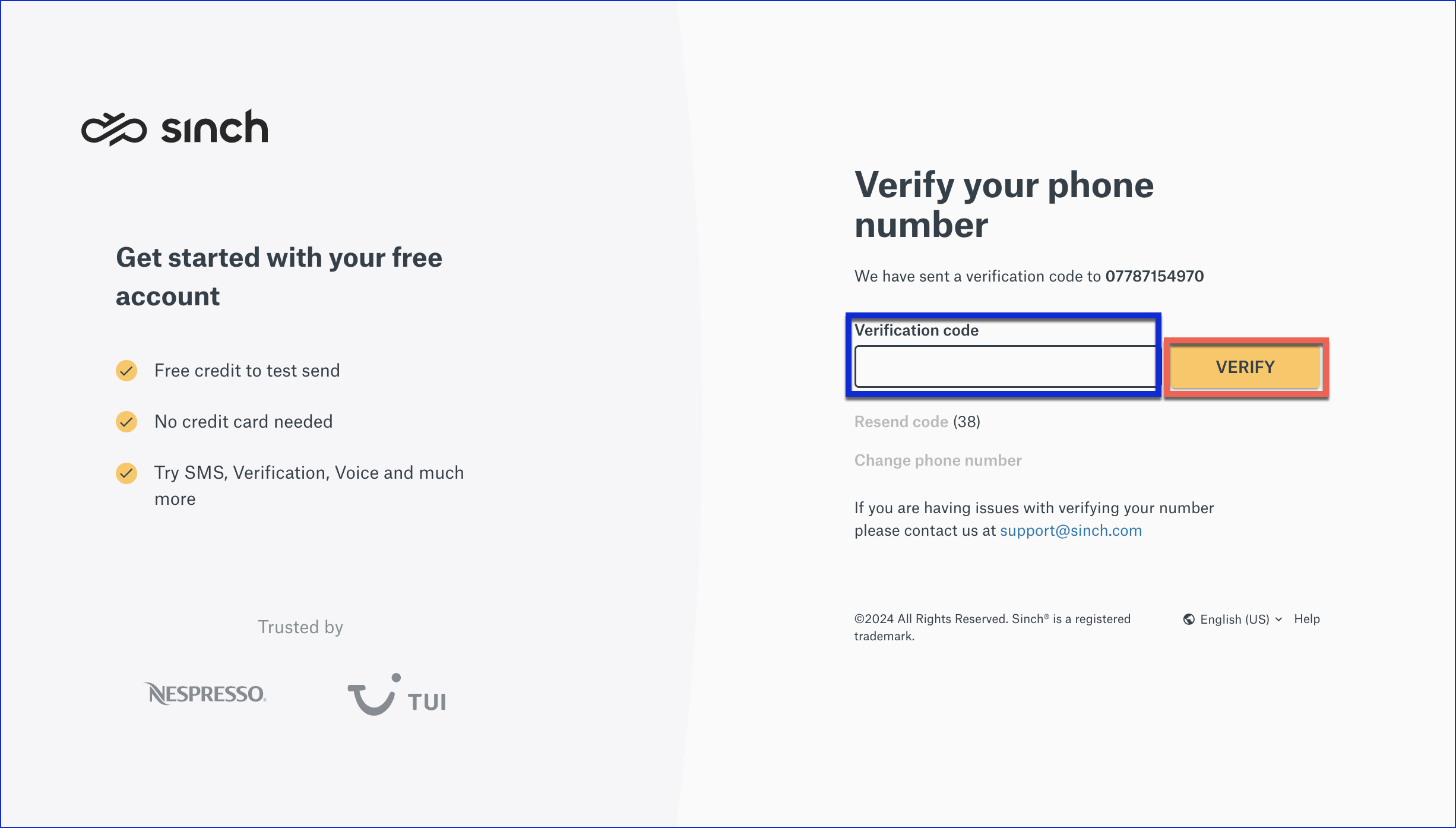 How to sign up for your free Sinch account? - Sinch Community - 8058