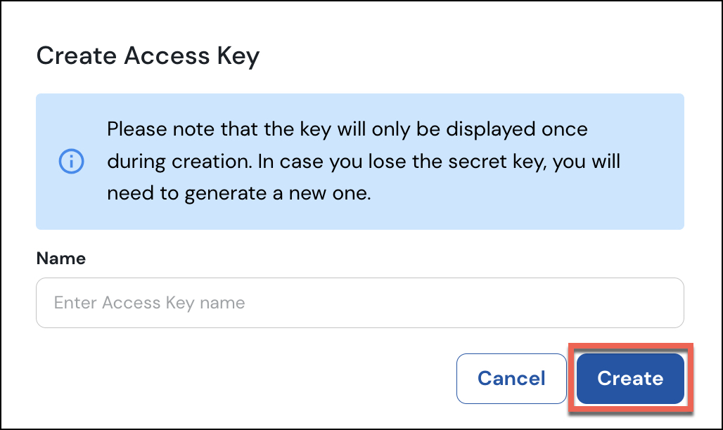 How do I create a new Access Key? - Sinch Community - 17692