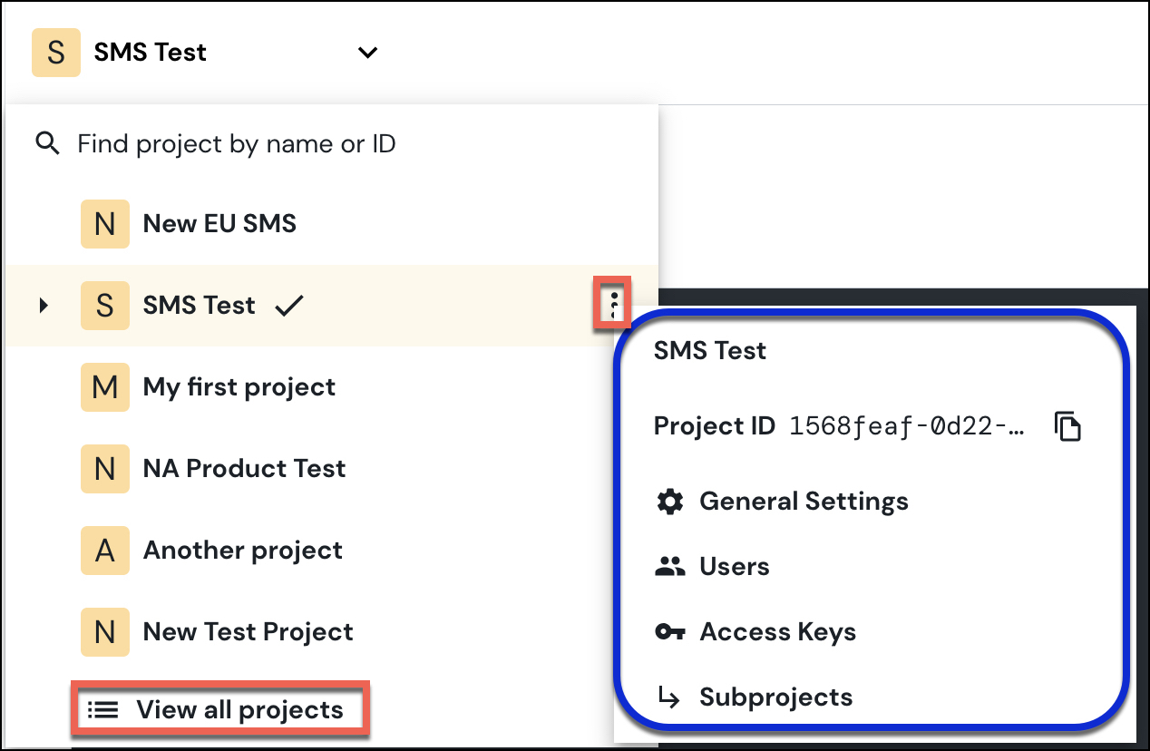 What is a project and how to manage projects? - Sinch Community - 12693
