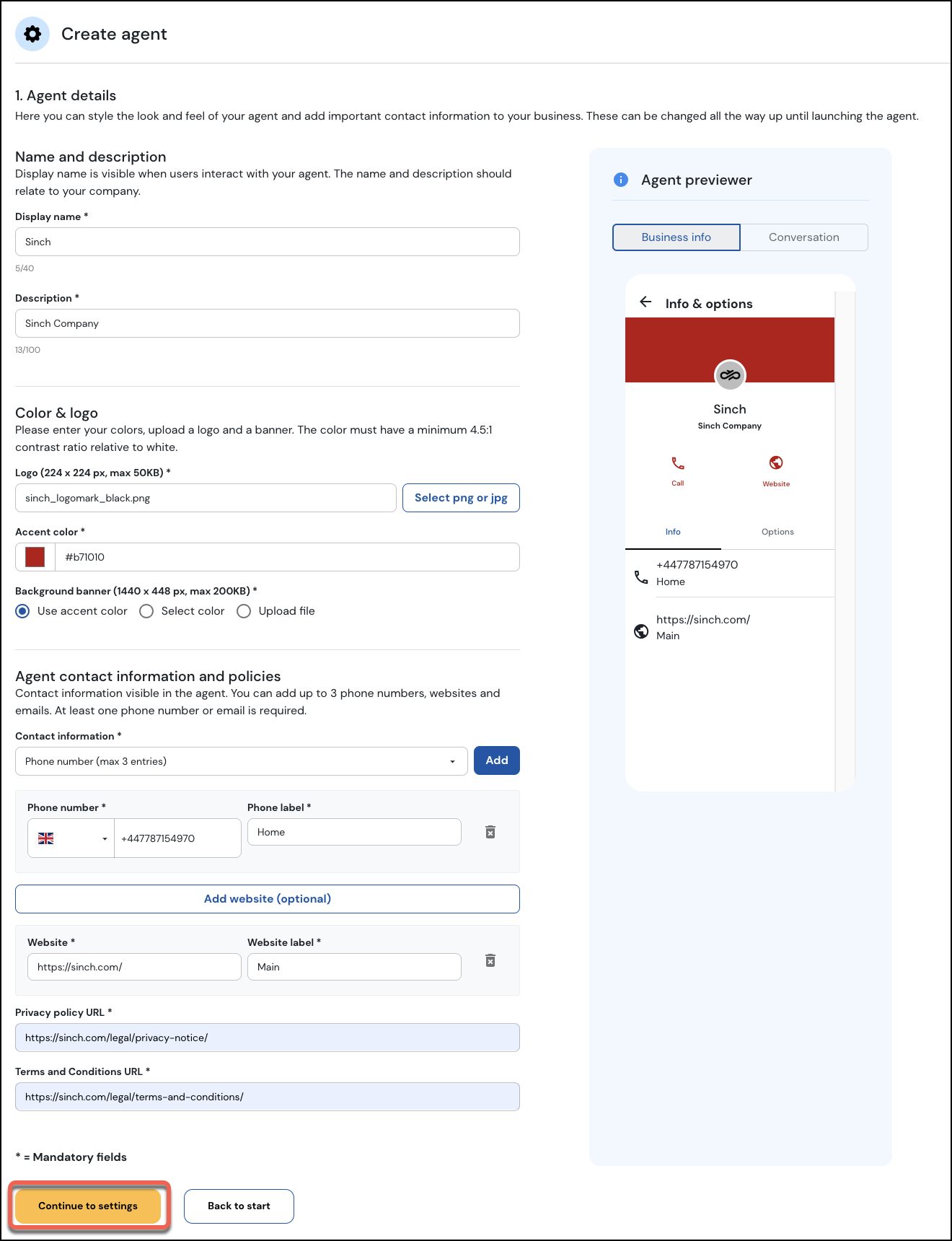 Getting Started with RCS using Conversation API - Sinch Community - 17844