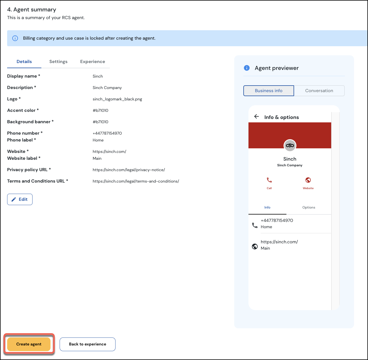 Getting Started with RCS using Conversation API - Sinch Community - 17844