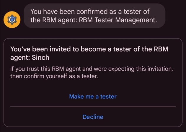 Getting Started with RCS using Conversation API - Sinch Community - 17844
