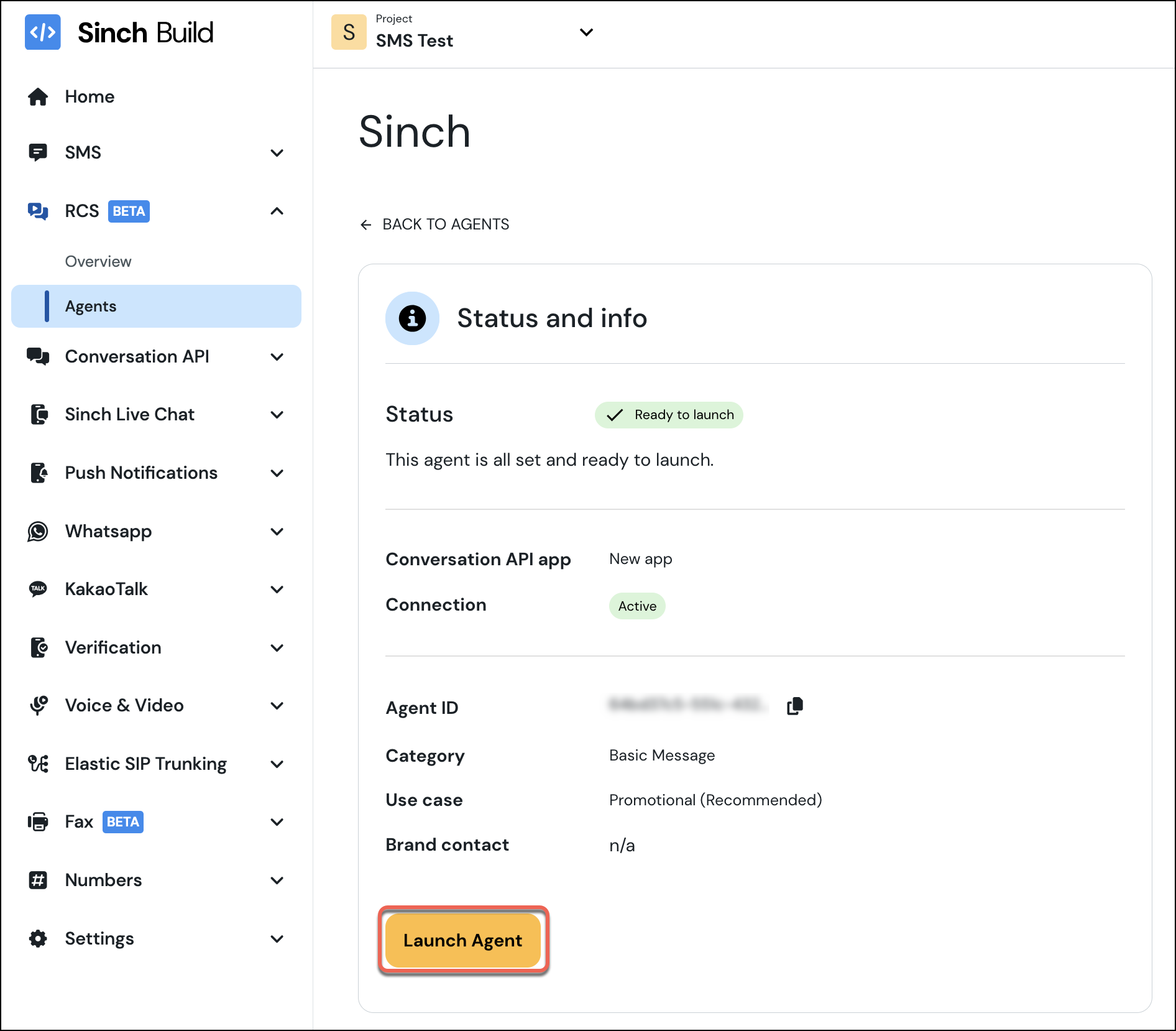Getting Started with RCS using Conversation API - Sinch Community - 17844