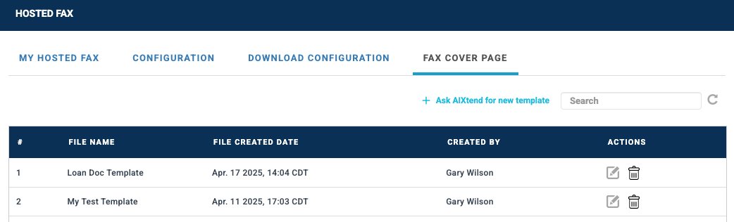 How to create a fax cover page template using AIXtend - Sinch Community ...