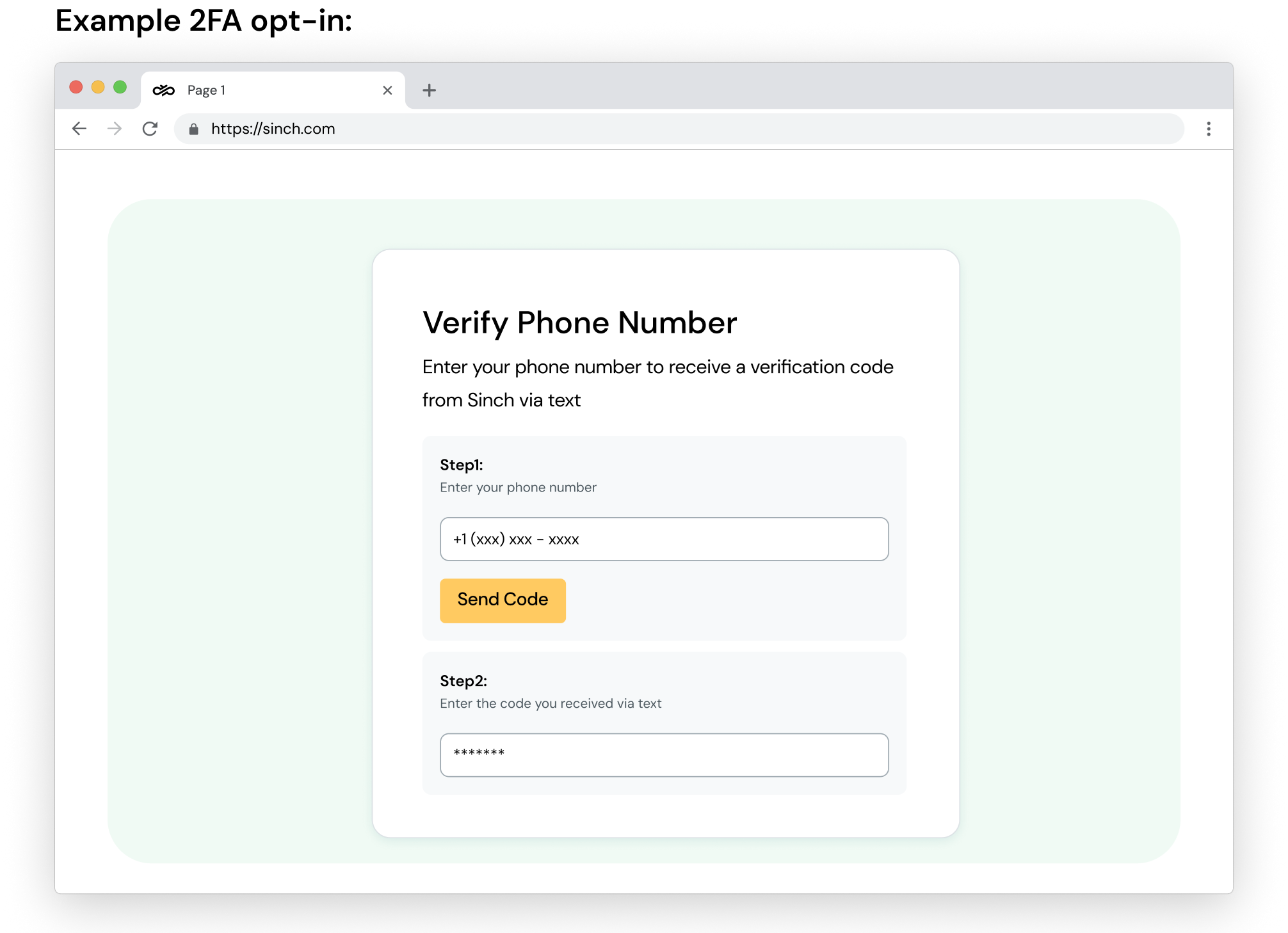 What type of consent is required for 2FA or OTP message programs on TFN? - Sinch Community - 11053