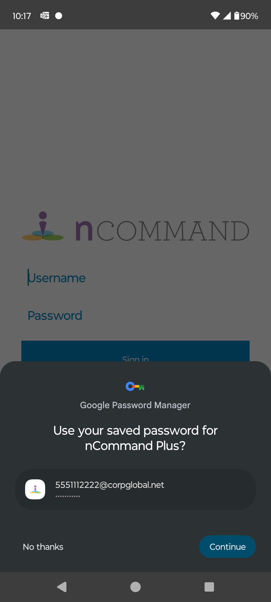 Logging in to nCommand Plus (and logging back in) - Sinch Community - 18702
