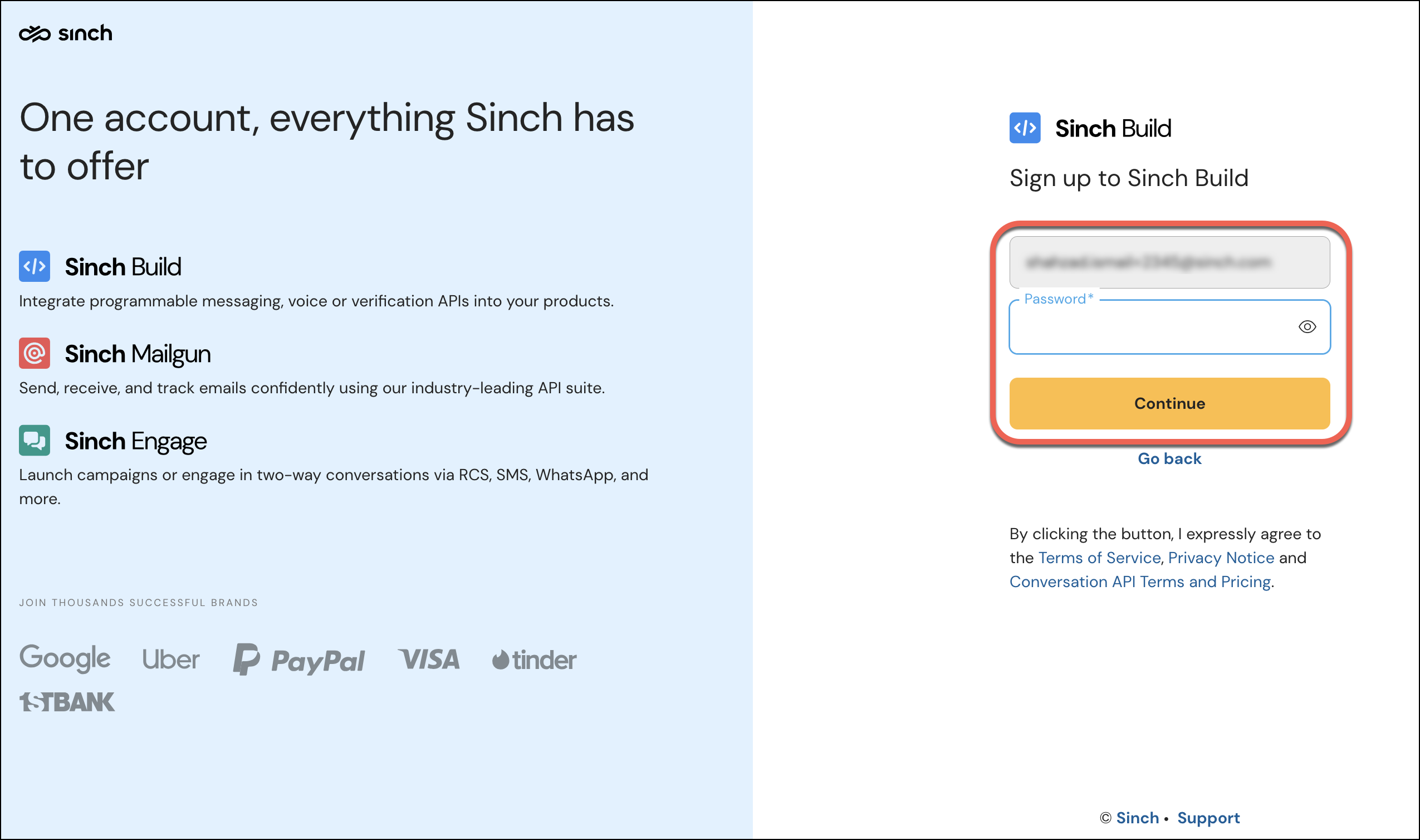 How to sign up for your free Sinch account? - Sinch Community - 8058