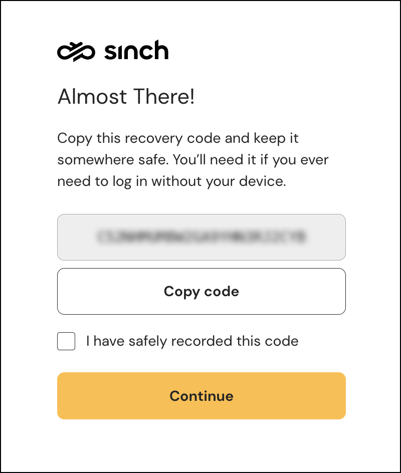 Sinch ID Authentication using Authenticator App - Sinch Community - 19375